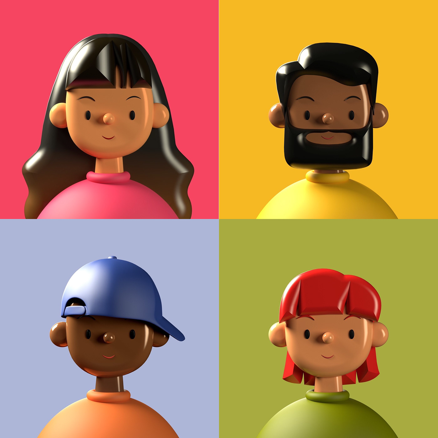 Toy Faces Library — Diverse 3D Avatars on Student Show Toy Faces Library — Diverse 3D Avatars on Student Show