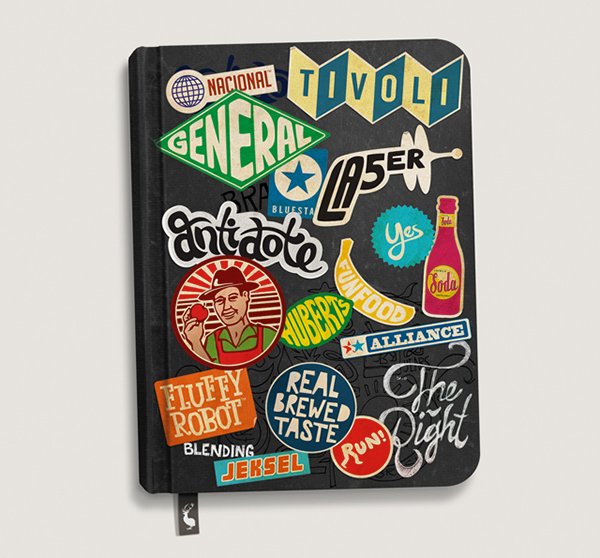 Sticker Typography on Behance Sticker Typography on Behance