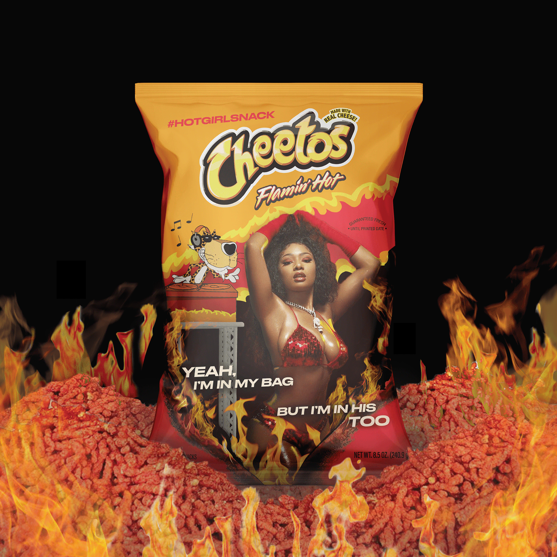 Ad Campaign Hot Girl Meg X Flamin Hot Cheetos On Behance