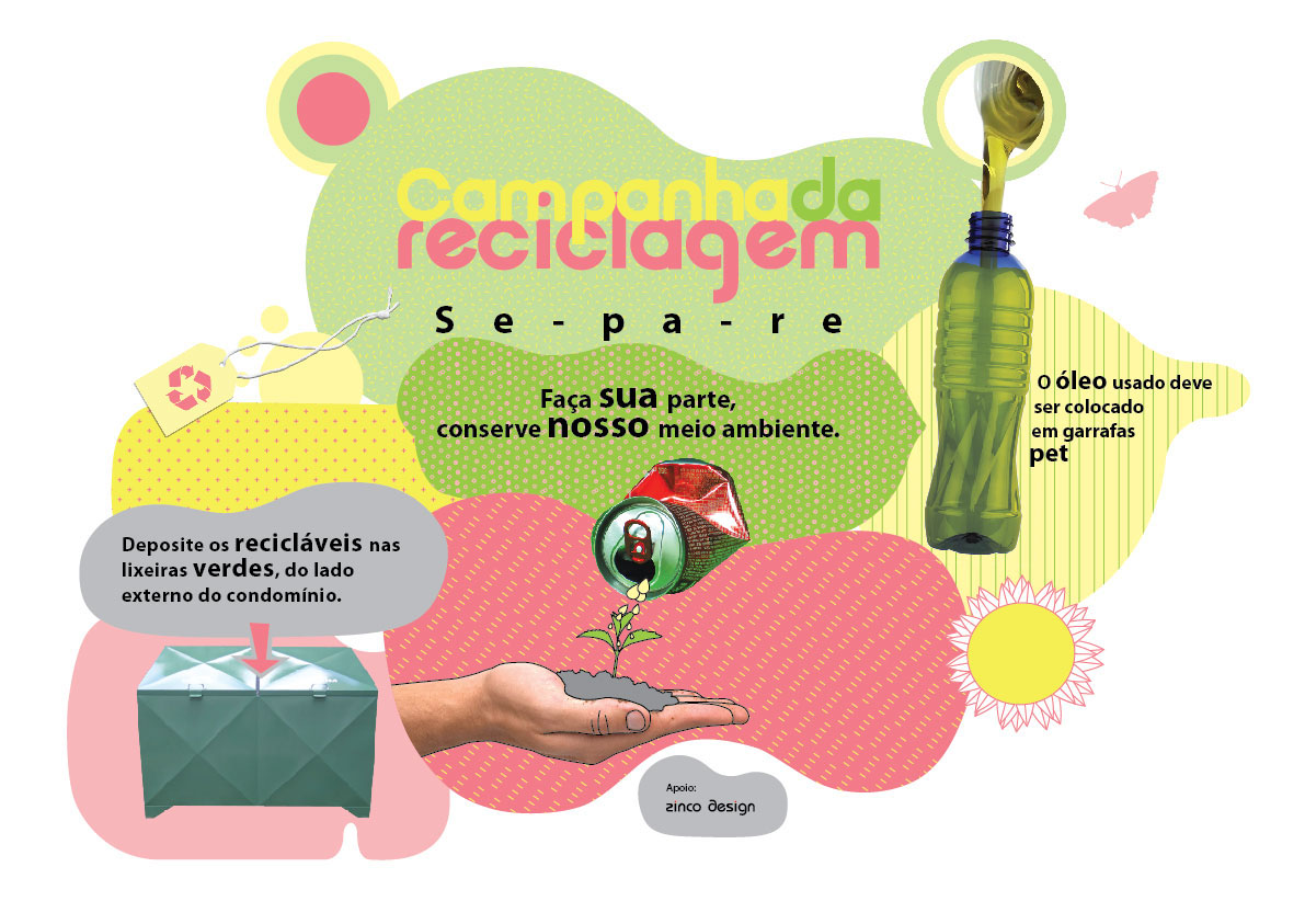 Cartaz Reciclagem on Behance Cartaz Reciclagem on Behance