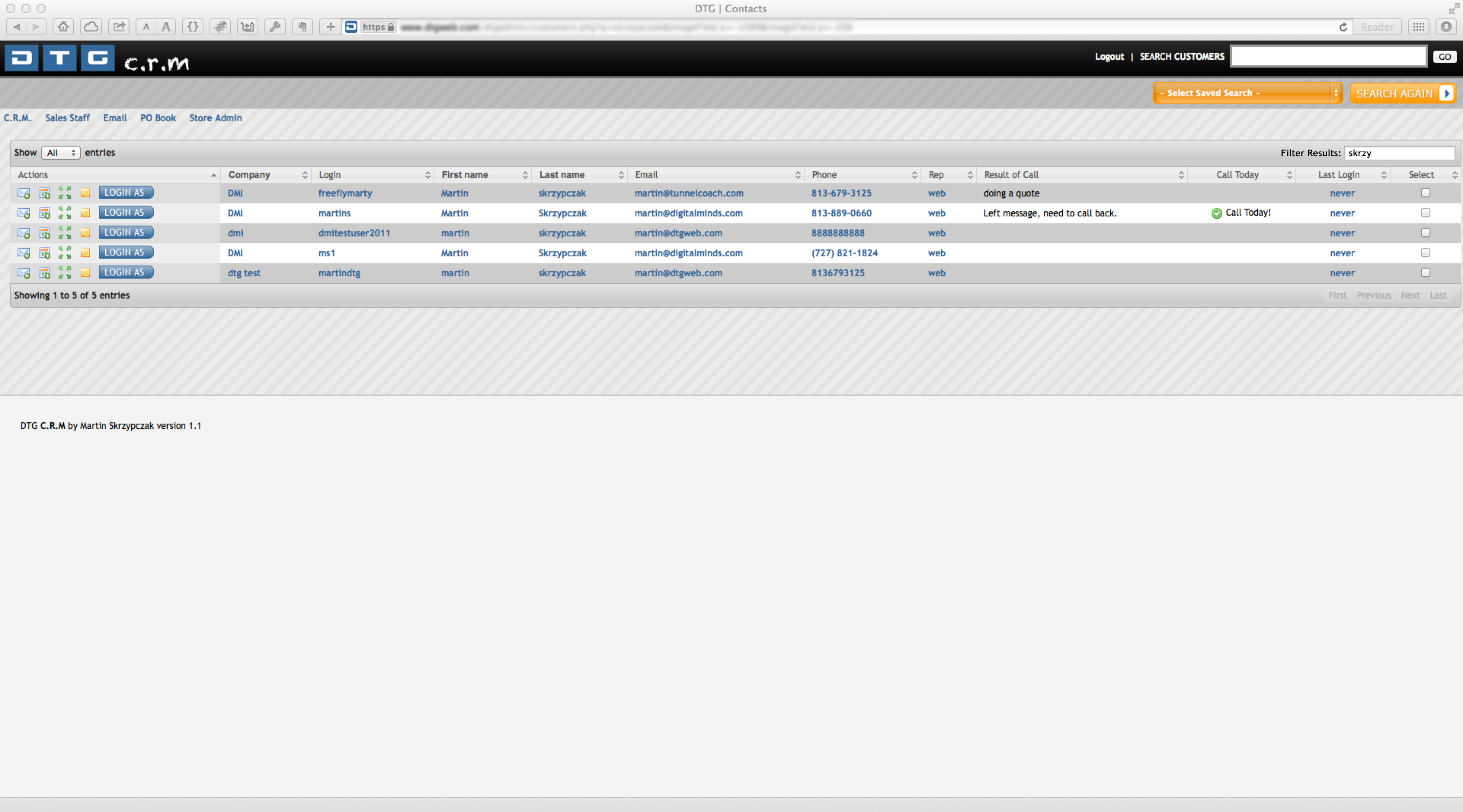 Custom Crm System Written In Php Mysql And Jquery Behance